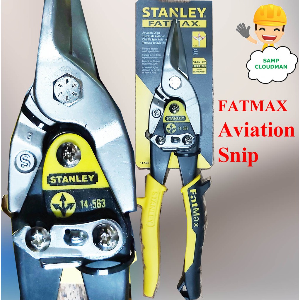 Stanley or 2B Aviation Snips FATMAX Straight Left Right Tin Snip Metal ...