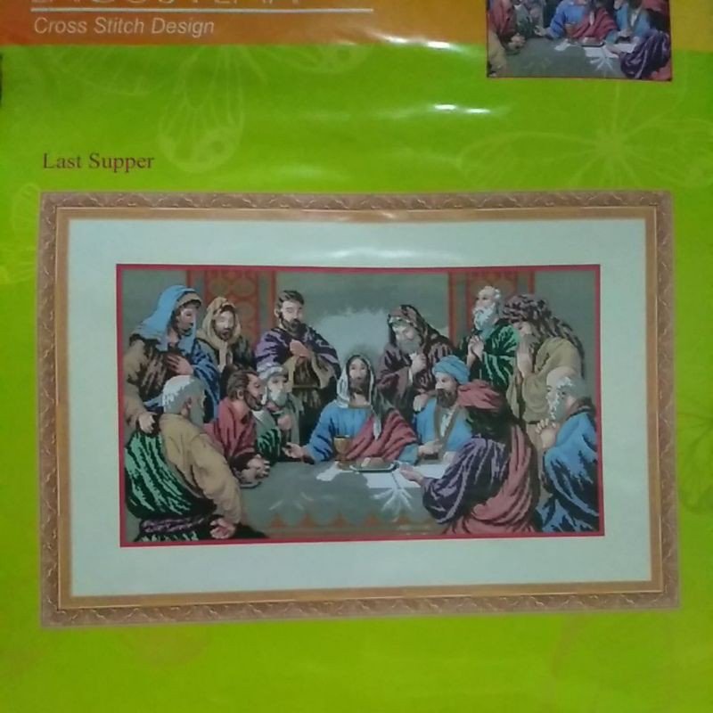 Last Supper cross stitch pattern only | Shopee Philippines