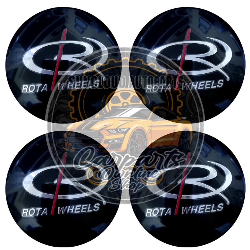 ROTA WHEELS CENTER CAP (DOME) / 1SET (4PCS.) | Shopee Philippines