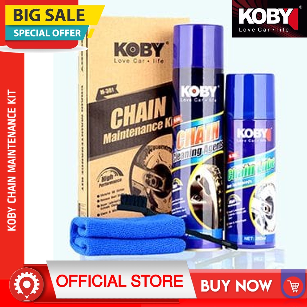 Koby Chain Cleaner Maintenance Kit Premium Quality | Shopee Philippines