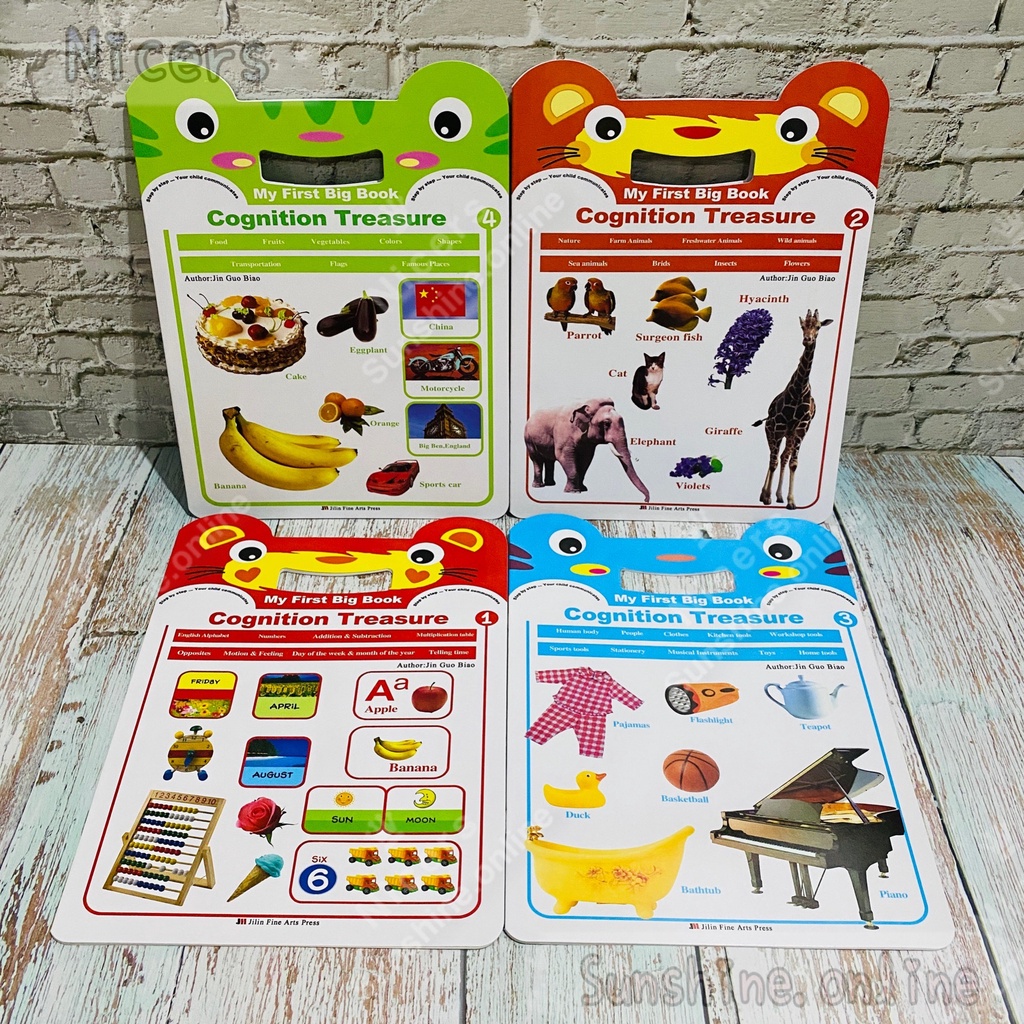 My First Big Book Cognition Treasure Kids Early Educational Books ...