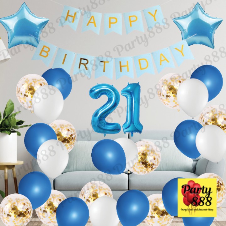 Happy 21st Birthday Balloons