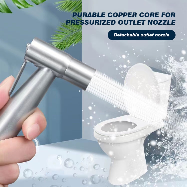 304 Stainless Steel Spray Gun Toilet Flush Grab Hand Shower High ...