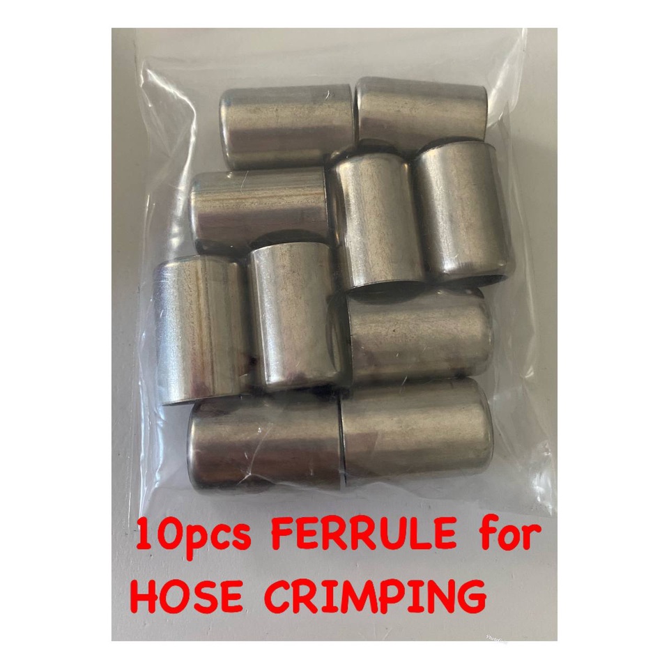 10pcs Hose Crimping Ferrule for power sprayer pressure washer Air ...