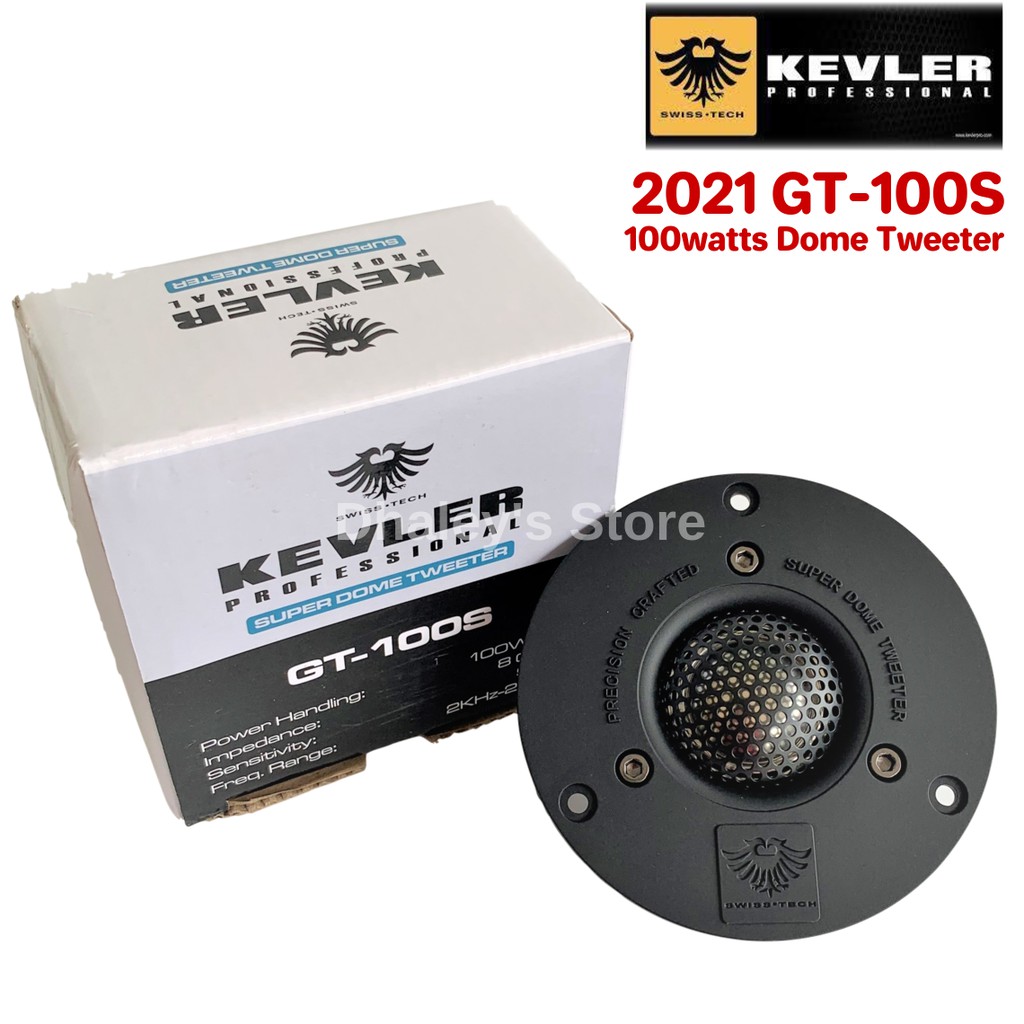 Original kevler gt-100s metal dome tweeter 100 watts 8 ohms 3 Original kevler gt-100s metal dome tweeter 100 watts 8 ohms 3