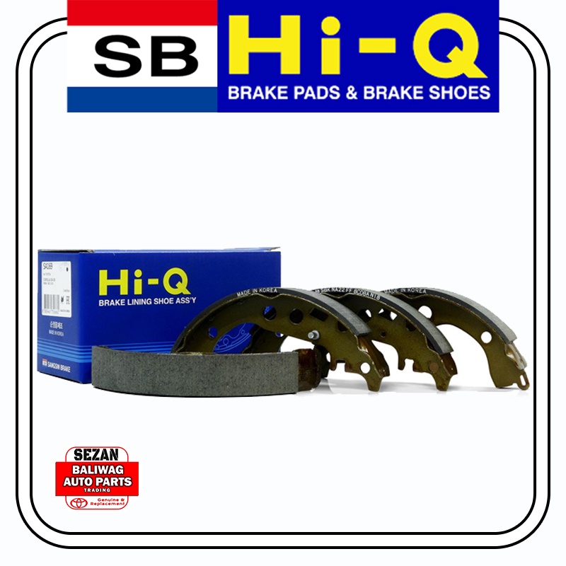 HI-Q BRAKE SHOE TOYOTA VIOS ALTIS 2001-2015 SA169 | Shopee Philippines