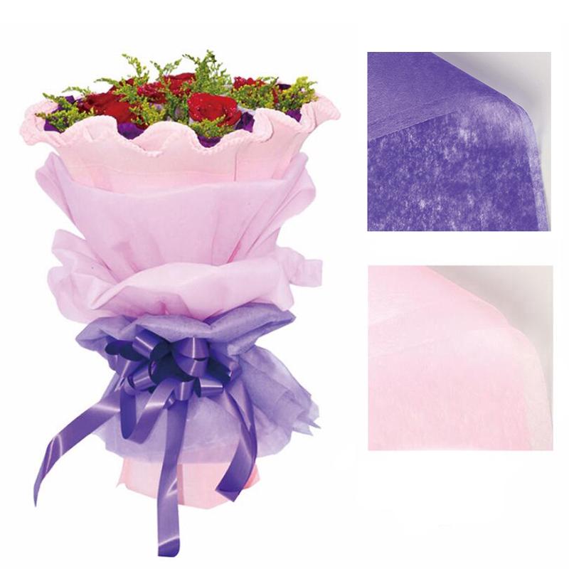 35 Pcs Colorful Cotton Flower Bouquet Wrapper Packaging Gift Wrapping ...