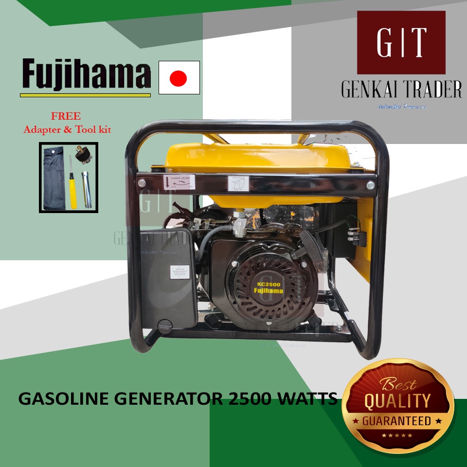 Fujihama Gasoline Generator 2500 Watts | Shopee Philippines