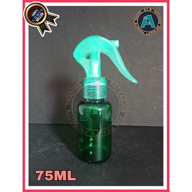 alcohol spray bottles with green trigger spray 75ml | Shopee Philippines