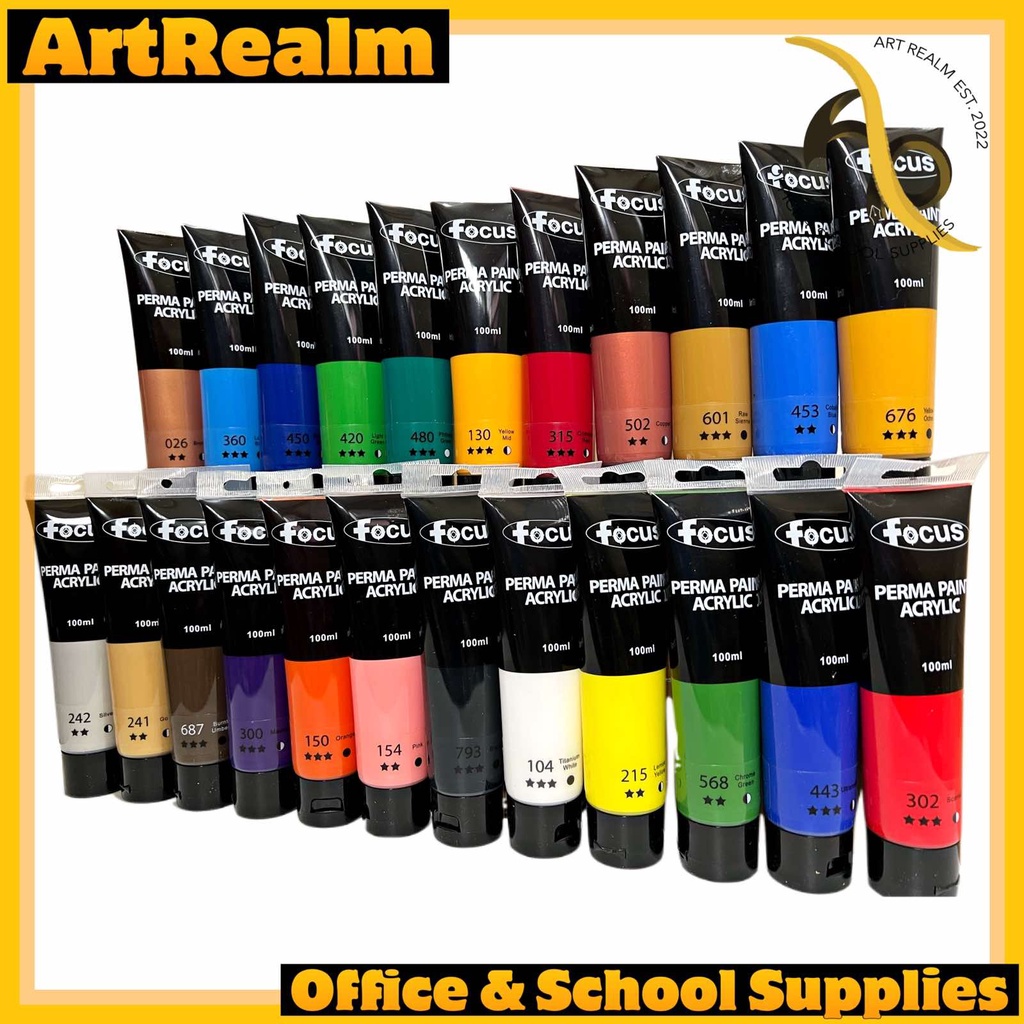 Focus [100ml] Acrylic Paint | Shopee Philippines