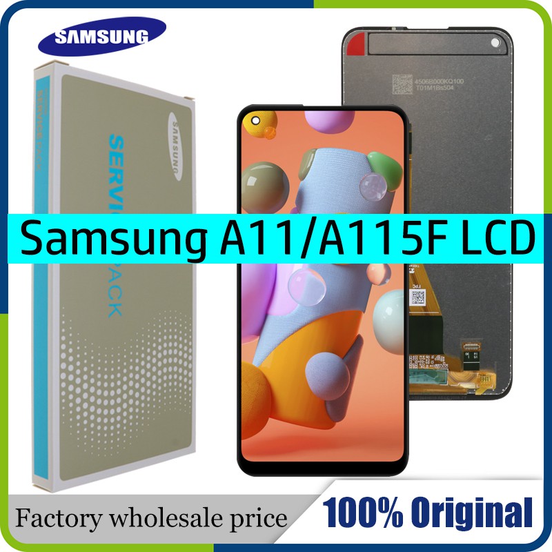 100 Original Super Amoled Lcd With Frame For Samsung Galaxy A11 A115f