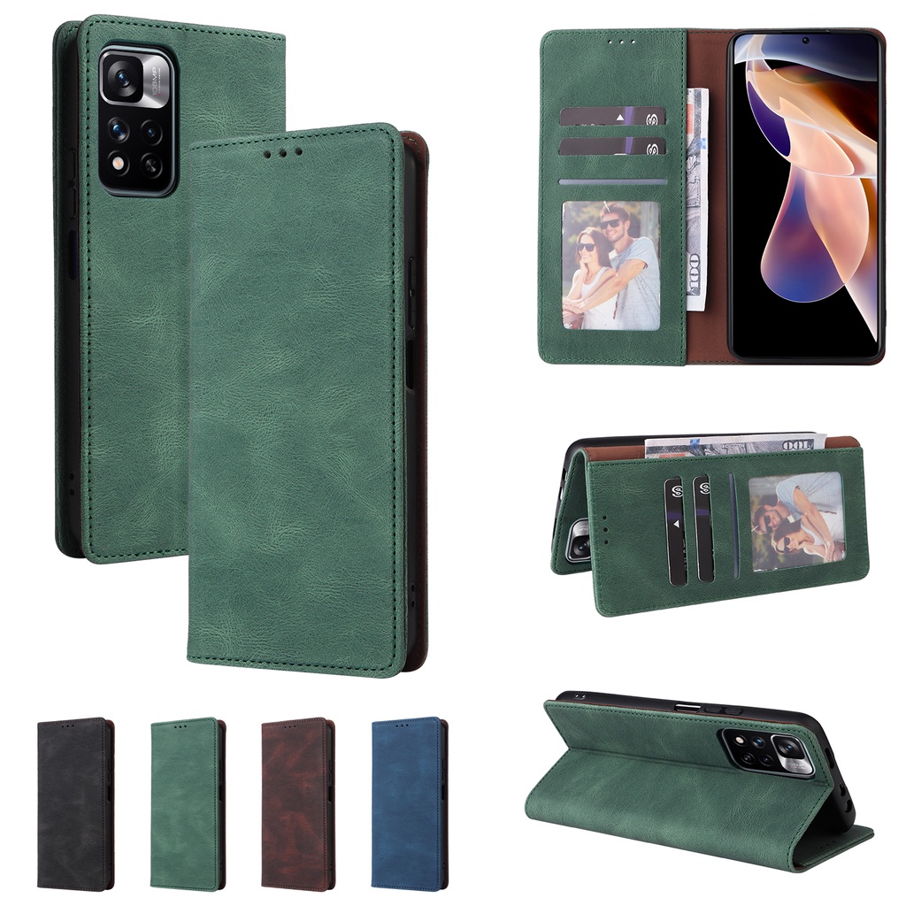 Flip Leather Casing For Xiaomi redmi note 11/note 11 Pro 5G/note 10 Pro ...