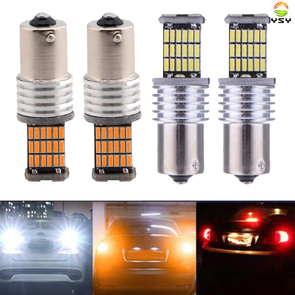 2pcs 1156/BA15S P21W canbus led 4014 45 SMD 45SMD Lights DRL car led ...