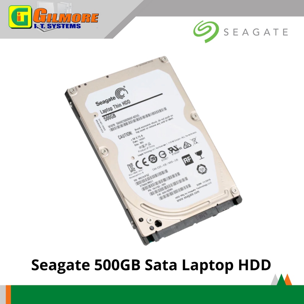 Seagate 500GB Sata Laptop HDD | Shopee Philippines