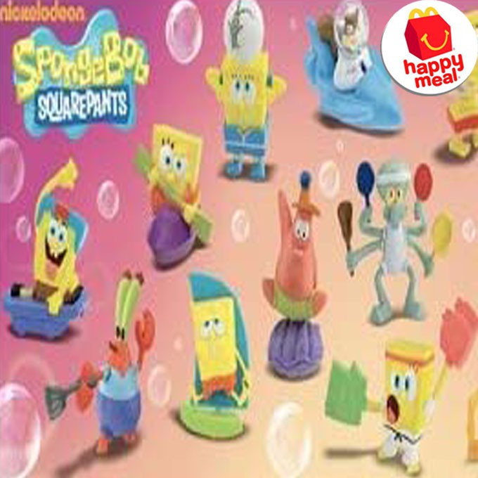 Mcdo Happy Meal Toy - Spongebob Squarepants *Sold Per Piece* | Shopee ...