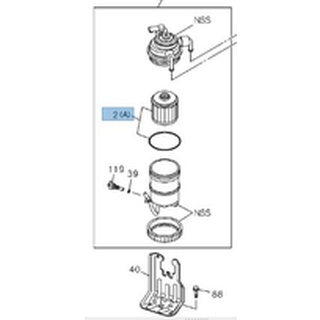 Isuzu Fuel Filter Element Type for D-Max, mu-X (8-98159693-0) (Genuine ...
