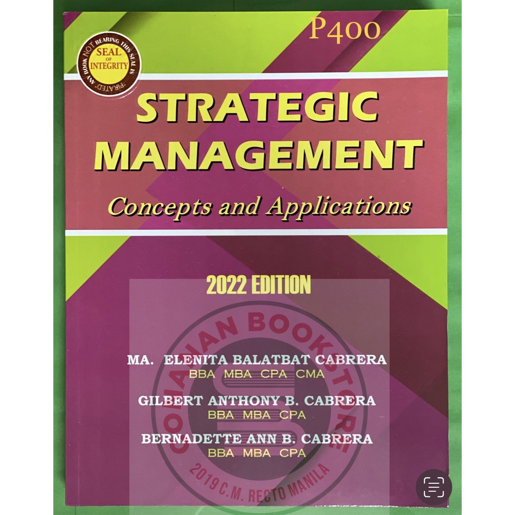 Strategic Management 2022 by Ma. Elenita Cabrera | Shopee Philippines