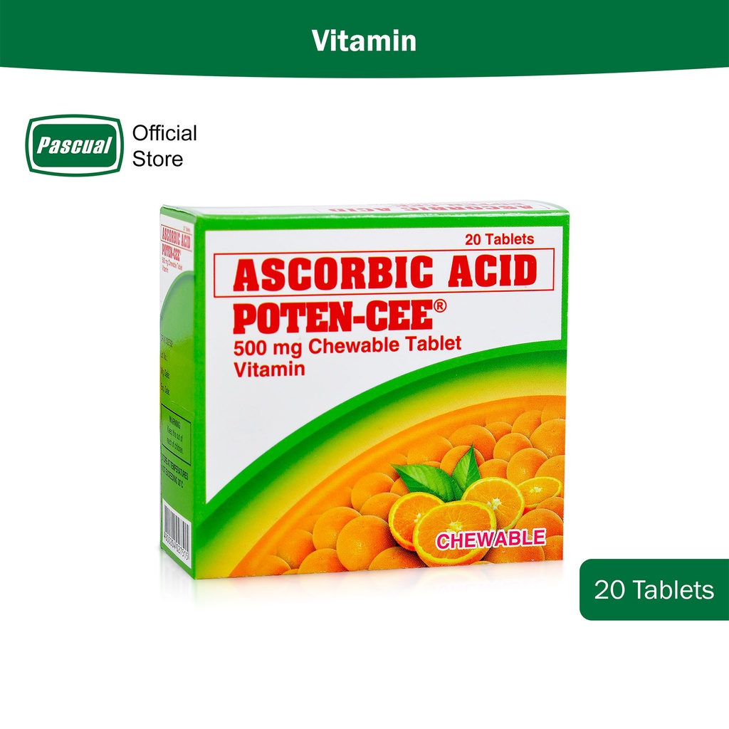 Poten-Cee Chewable 20s | Shopee Philippines