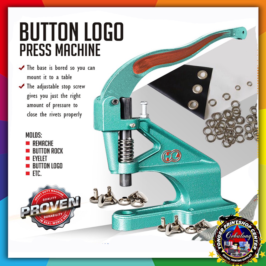 BUTTON LOCK / REMATCHE HAND PRESS MACHINE HEAVY DUTY | Shopee Philippines