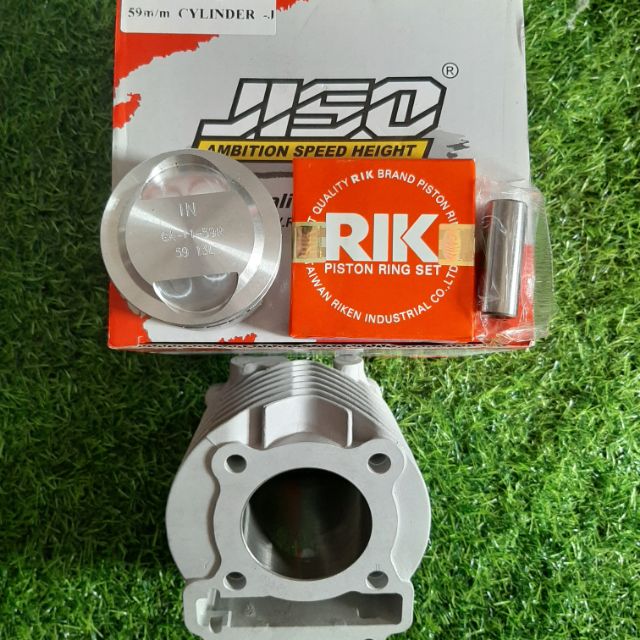 Jiso 59MM Cylinder Block for MiO 115/Nouvo 115(Steelbore) | Shopee ...