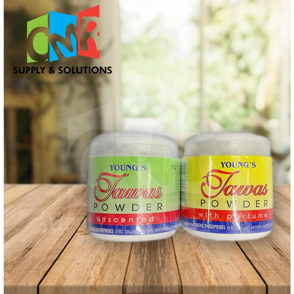 Young's Tawas Powder with Perfume Eliminates Body Odor, 50gms | Shopee ...
