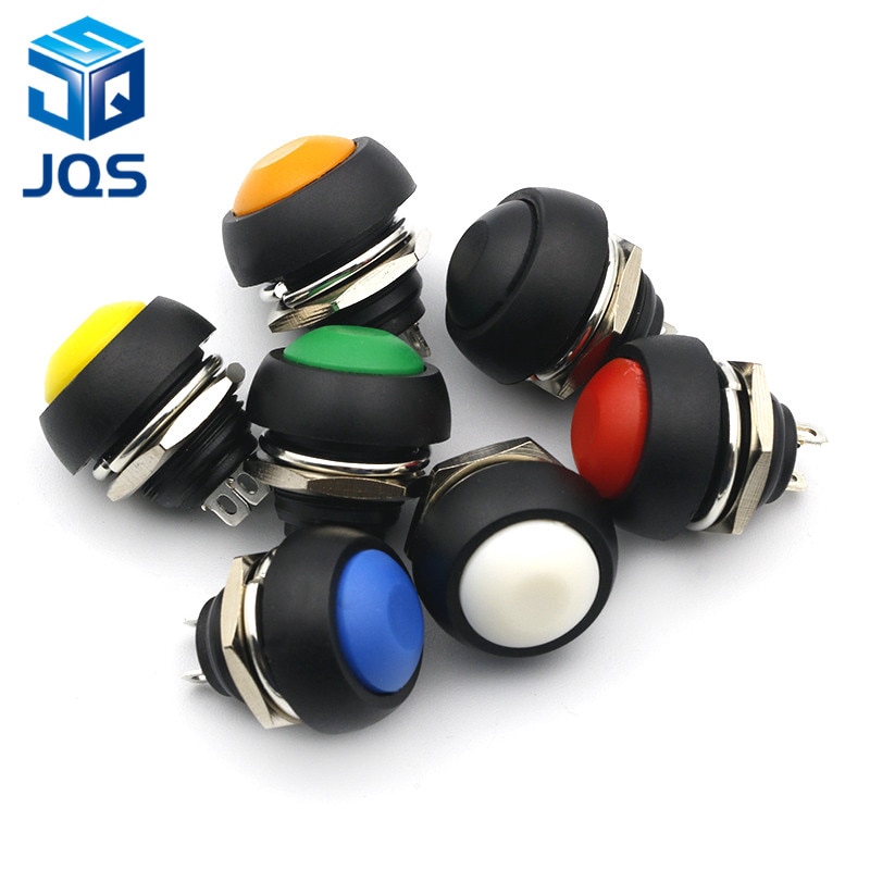 12mm PBS-33B Waterproof Momentary ON OFF Push Button Swithch Mini Round ...