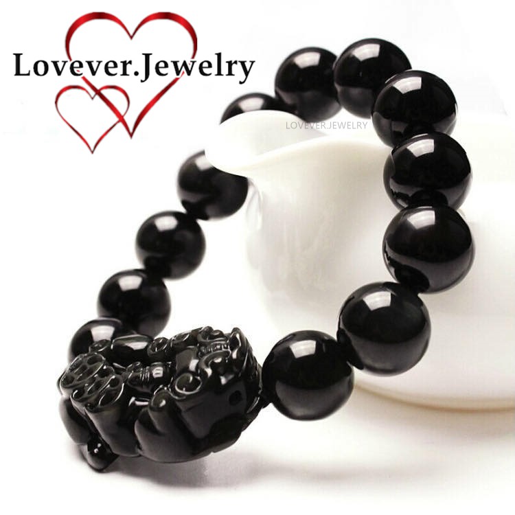 Black Agate Piyao Money Catcher Bracelet | Shopee Philippines
