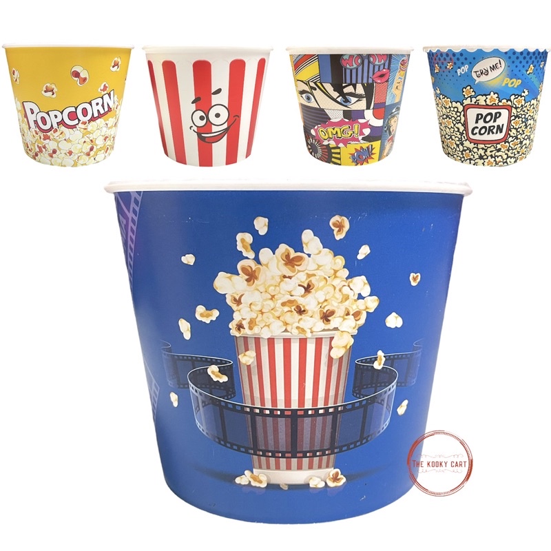 Popcorn Bucket Reusable Container Pop Corn /Chips /Fries/ Nachos ...