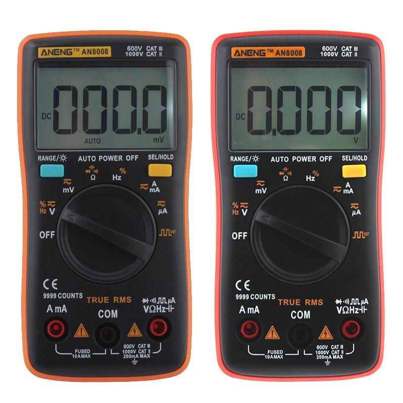 Aneng an8008 true-rms digital multimeter 9999 counts square wave ...