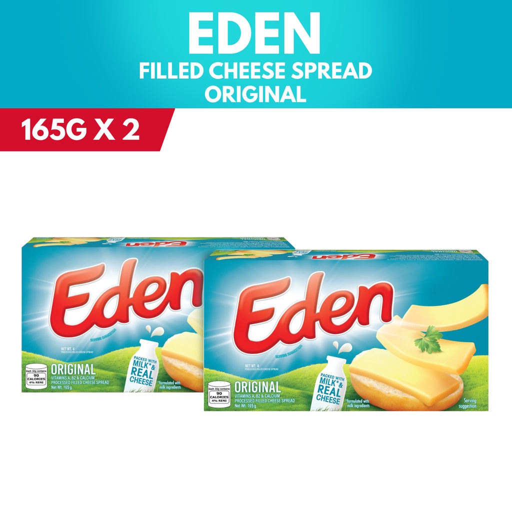 Eden Filled Cheese Spread - Original Flavor, Creamy, Real Milk & Cheese ...
