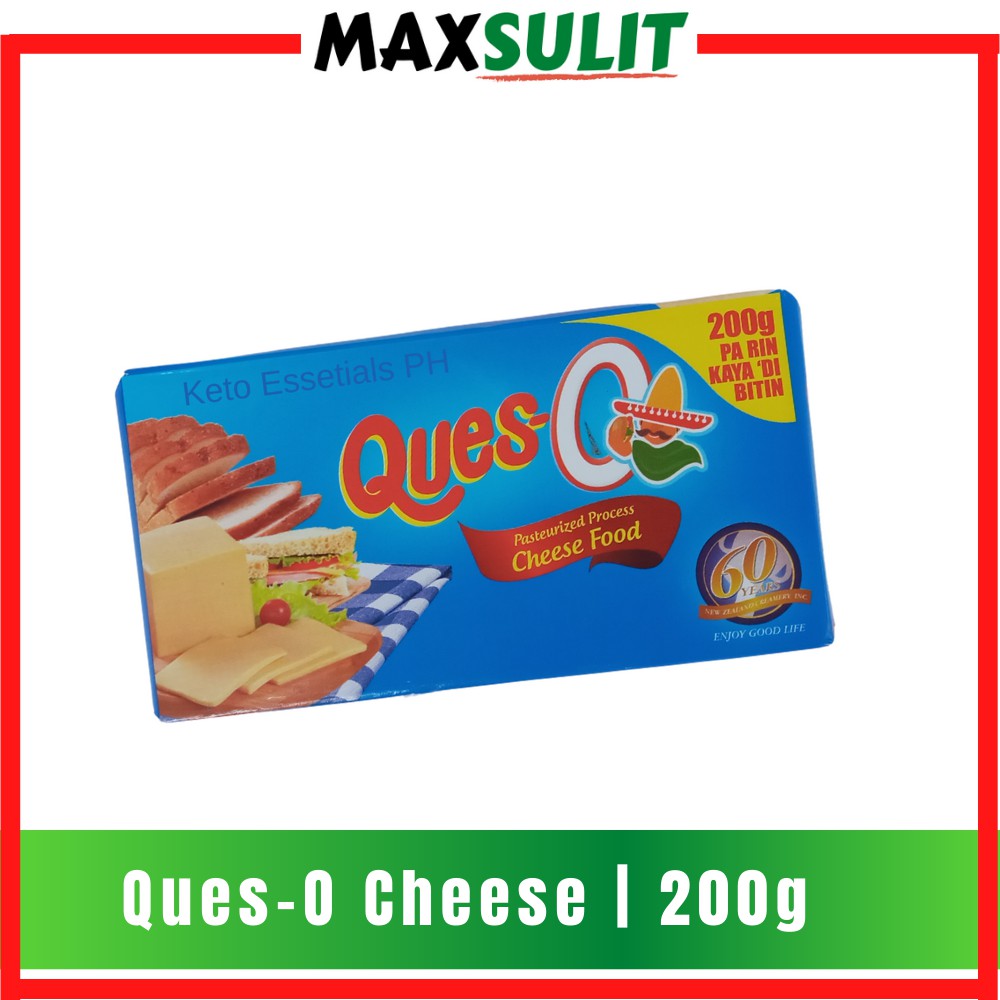Ques-O cheese Keto Approved Cheese | 200g | Shopee Philippines