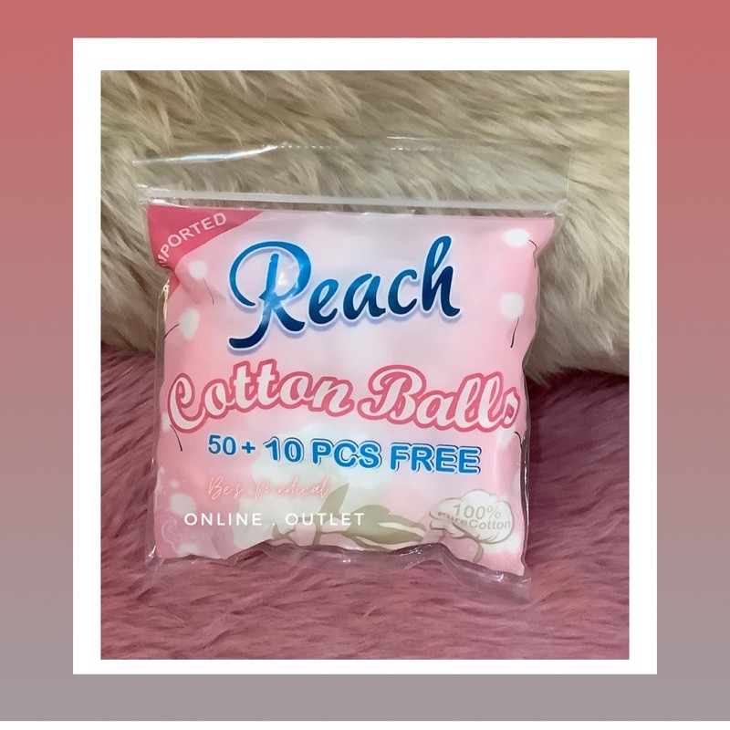 Absorbent Cotton Balls | (50 Balls) | Shopee Philippines