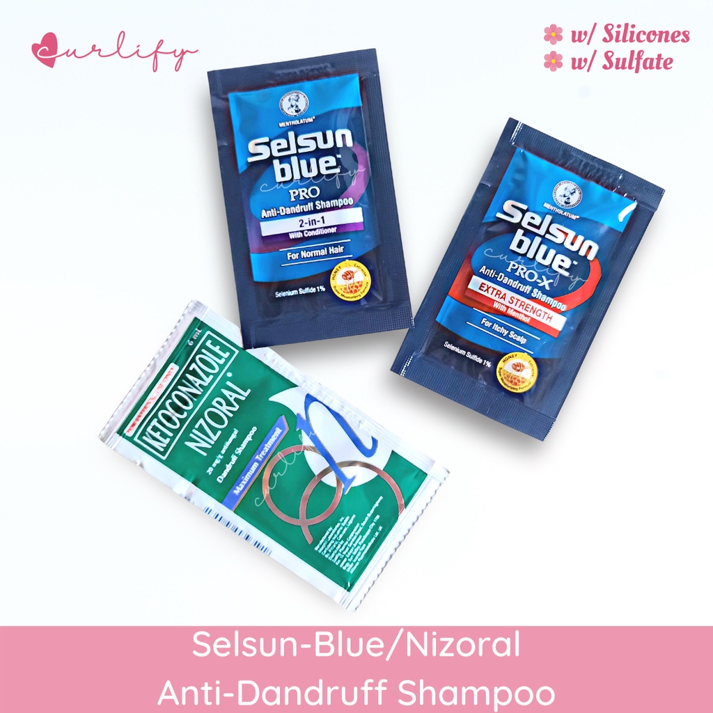Selsun Blue / Nizoral Anti Dandruff Shampoo Sachet | Shopee Philippines
