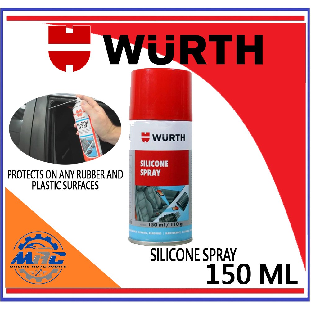 Wurth Silicone Spray 150ml | Shopee Philippines
