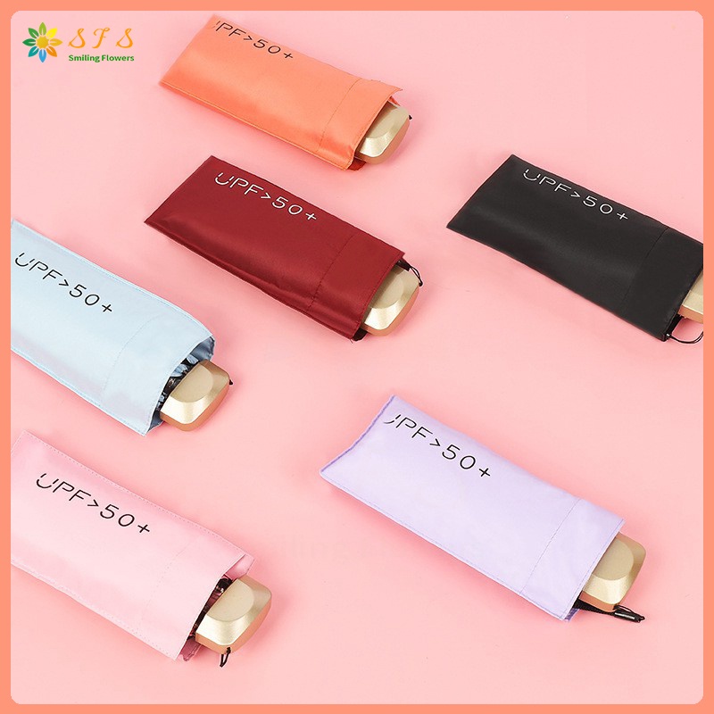 Sun umbrella sunscreen anti-ultraviolet female compact portable sunny ...