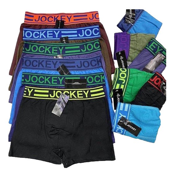 COD underwear Men's 100 plain color boxer briefs 12pcs/pack | Shopee ...