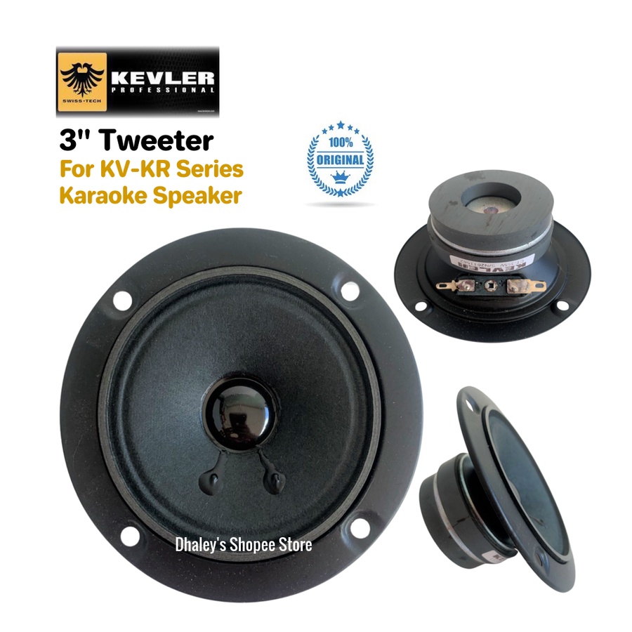 1pc. Original Kevler Tweeter 3" Tweeter for KV-KR Series Karaoke ...