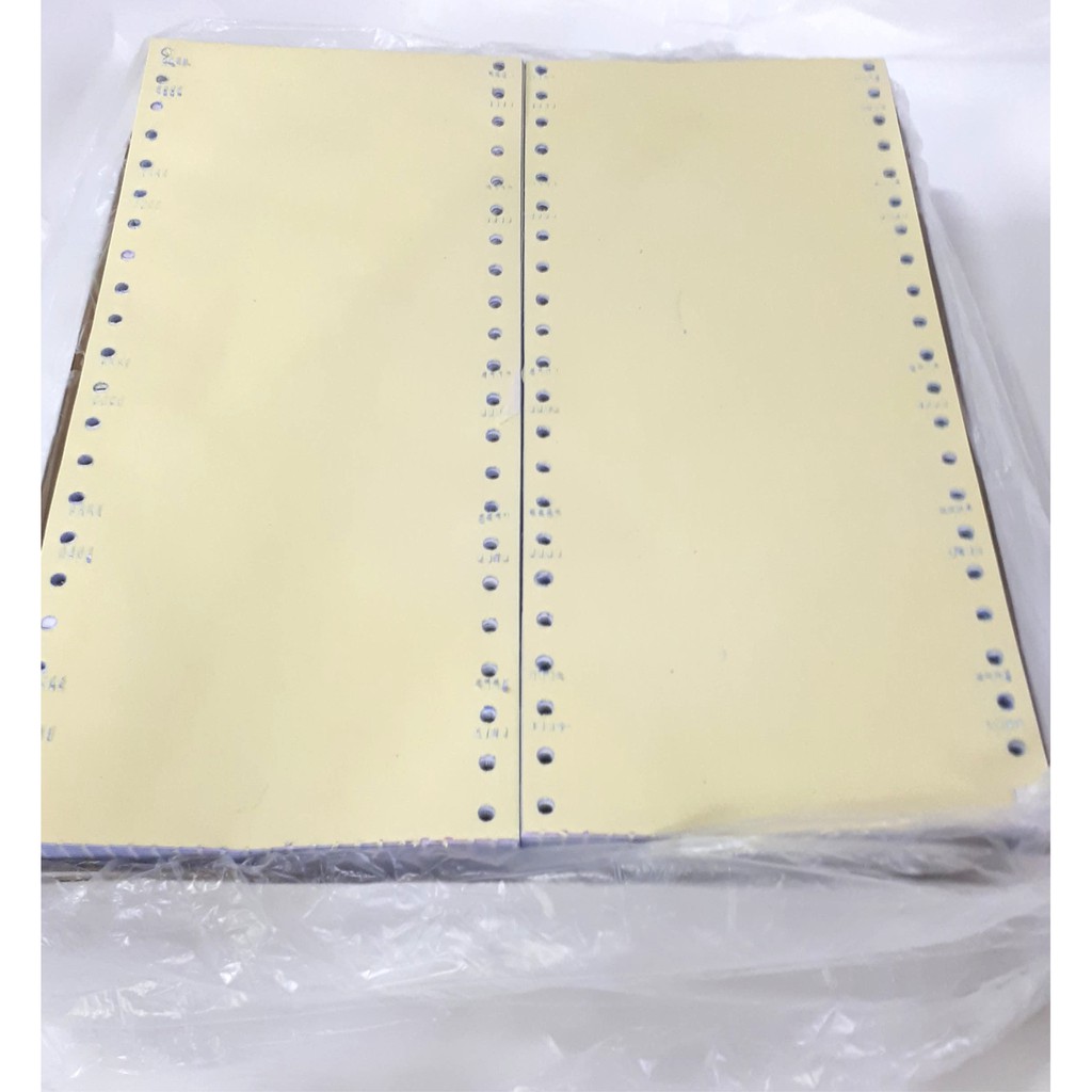 3 Ply Carbonless Continuous Form 4.75" x 11" - Colored | Shopee Philippines