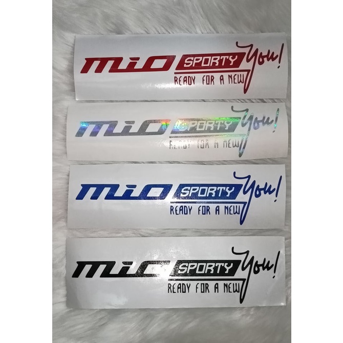 Yamaha Mio Sporty Sticker - Vinyl Decals, Cut Out Sticker, Waterproof ...