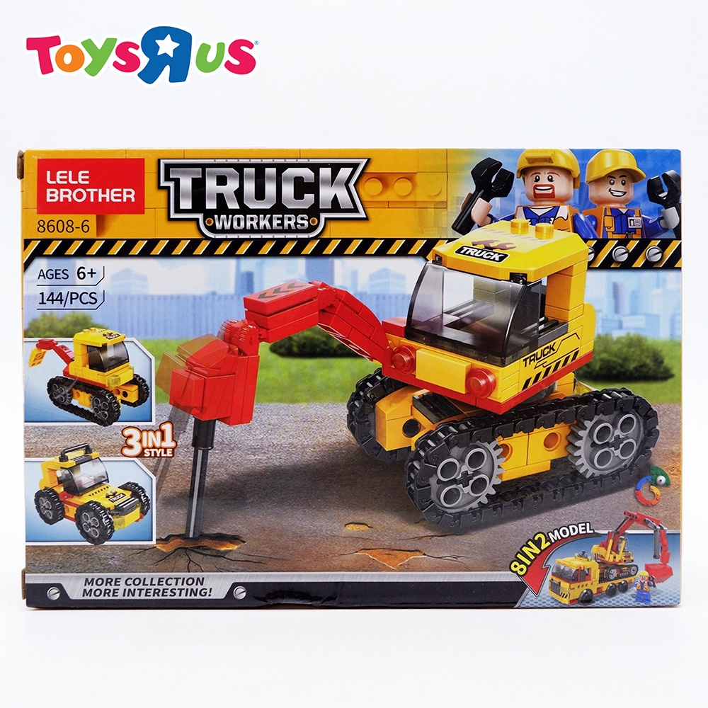 Lele Brothers Blocks 144 pcs Drill Truck | Shopee Philippines