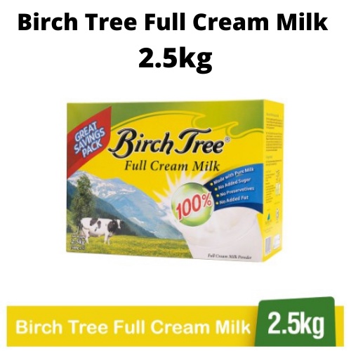 Birch Tree Full Cream Milk 2.5kg | Shopee Philippines