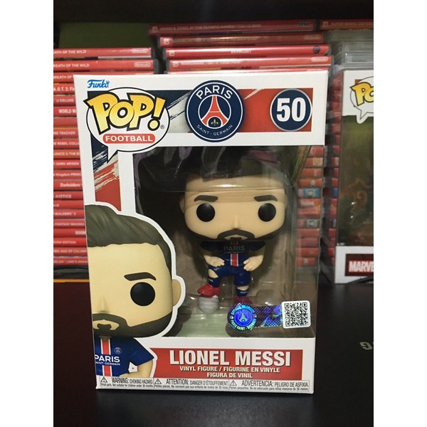 Authentic Funko Pop! Paris Saint Germain Lionel Messi 50 with Protector ...