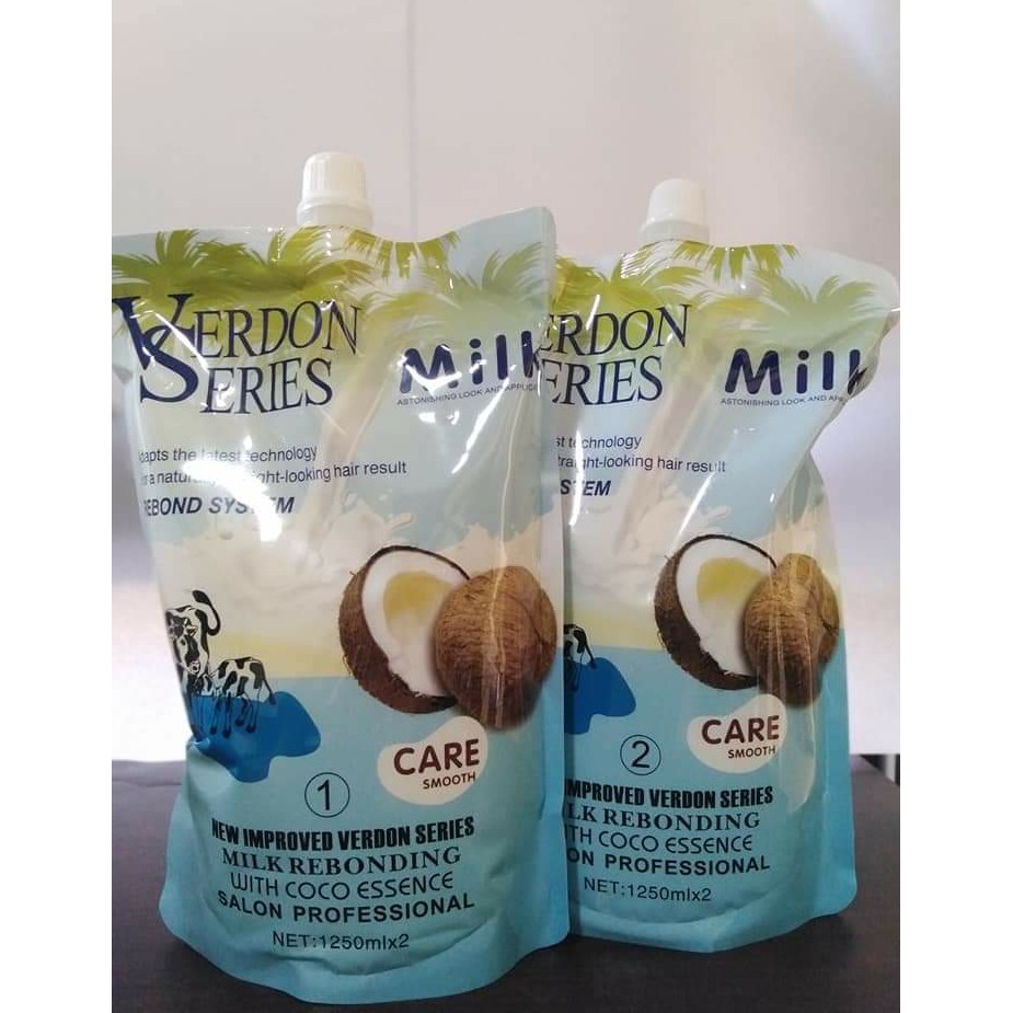 Verdon Series Milk Rebond with coco essence 1250ml x 2 | Shopee Philippines