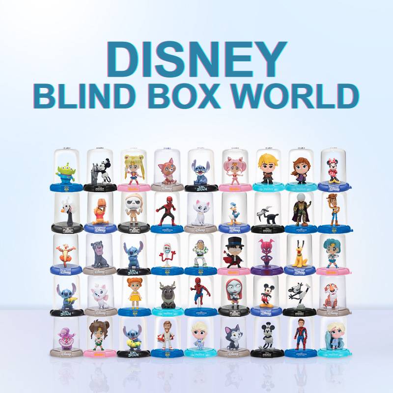 Genuine Disney Animation Blind Box Marvel Frozen Toy Story Mickey Model ...