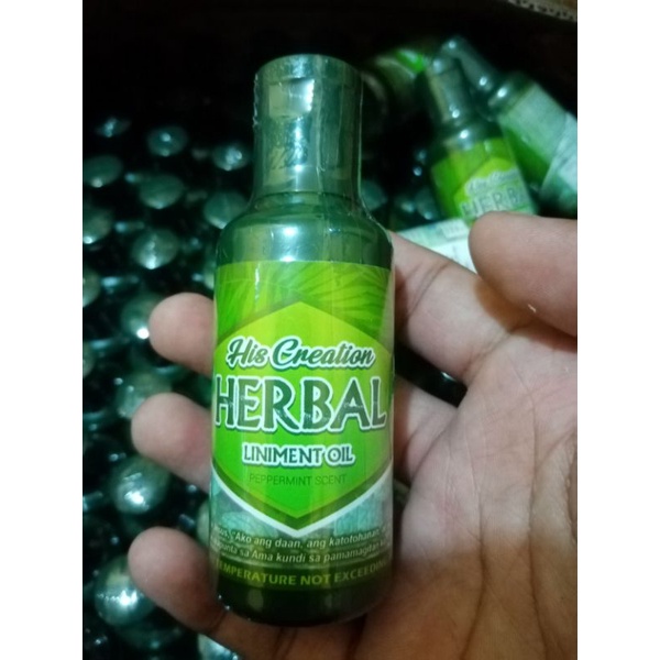 Moringa, Sambong, Lagundi His Creation Liniment Oil Peppermint Scent 60 ...