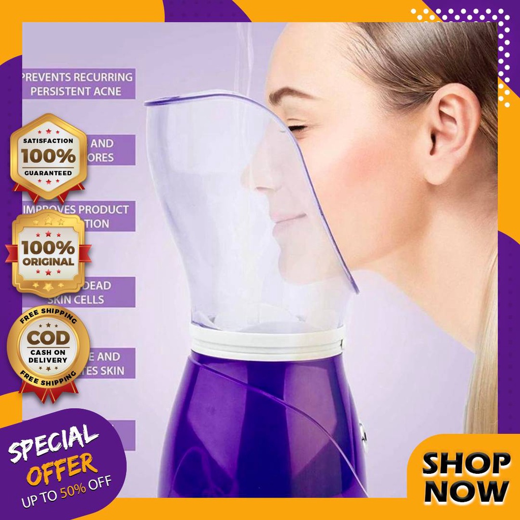 Best Promo Original Facial Nasal SUOB Steamer, Finger Pulse Oximeter ...