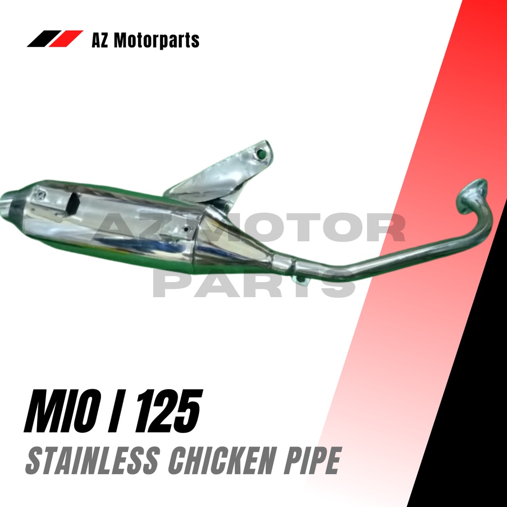 Stainless Chicken pipe for Mio i 125 | Shopee Philippines