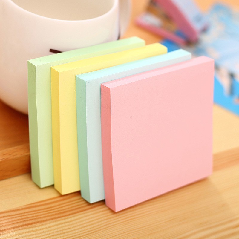 Sticky note pad/Colored note pad/4colors/Memo pad | Shopee Philippines