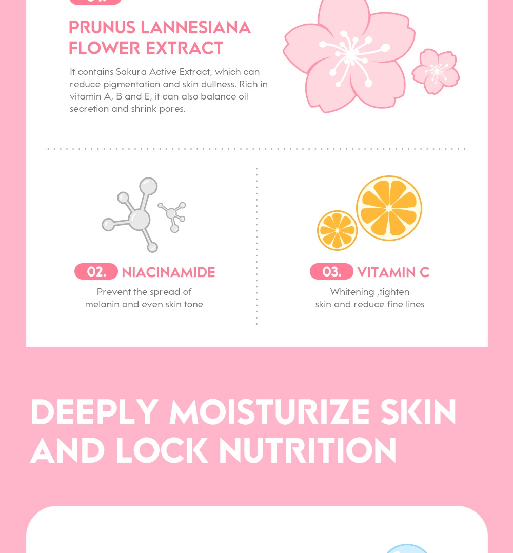 LAIKOU Japan Sakura Essence Cream Brightening Anti-aging Skin Rejuvenating Moisturizer 60g ...