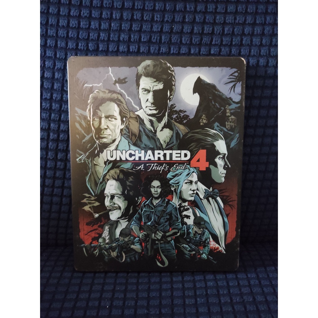 PS4 CD Game Uncharted 4 A Thiefs End Steelcase ( RARE ) | Shopee ...